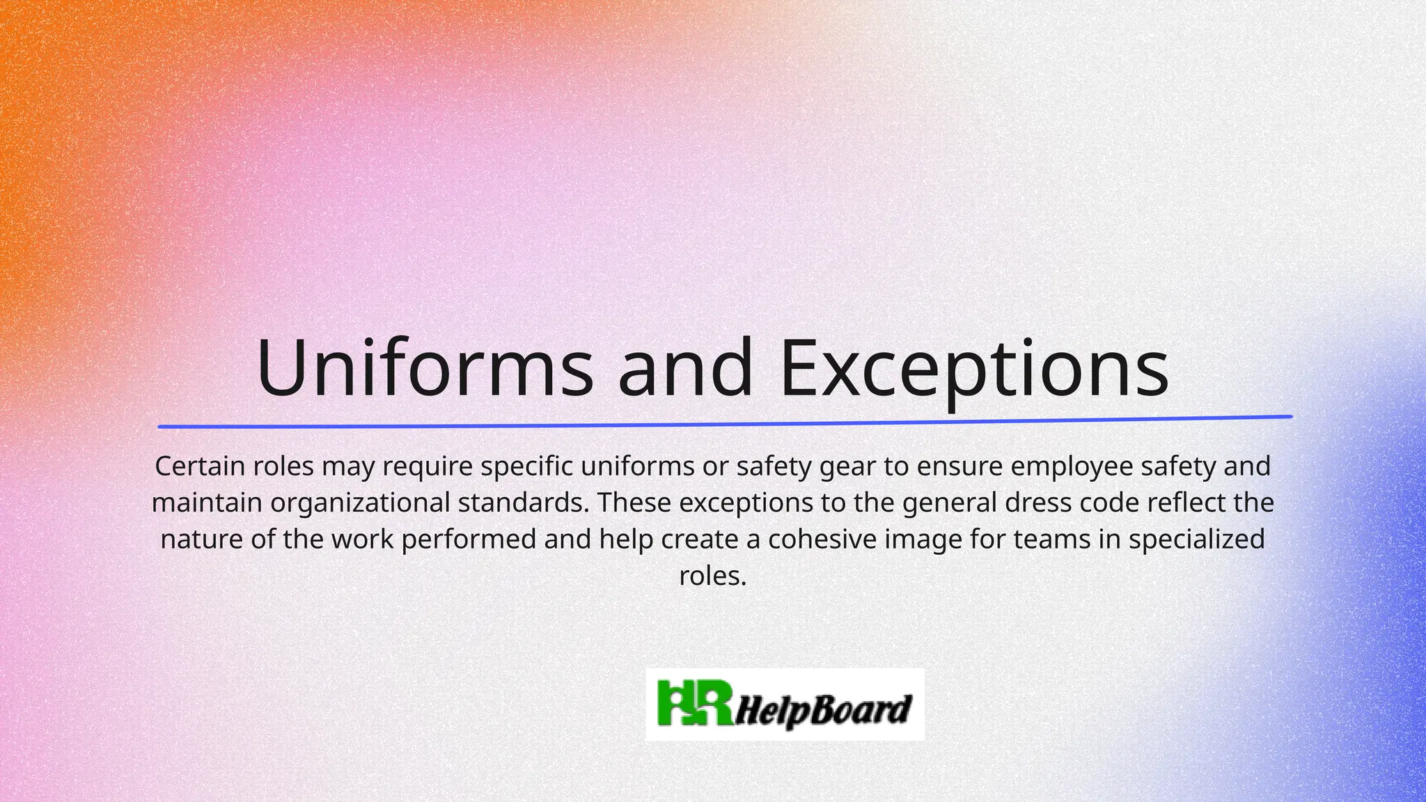 Dress Code Policy Template, Casual Dress Code | PPTX