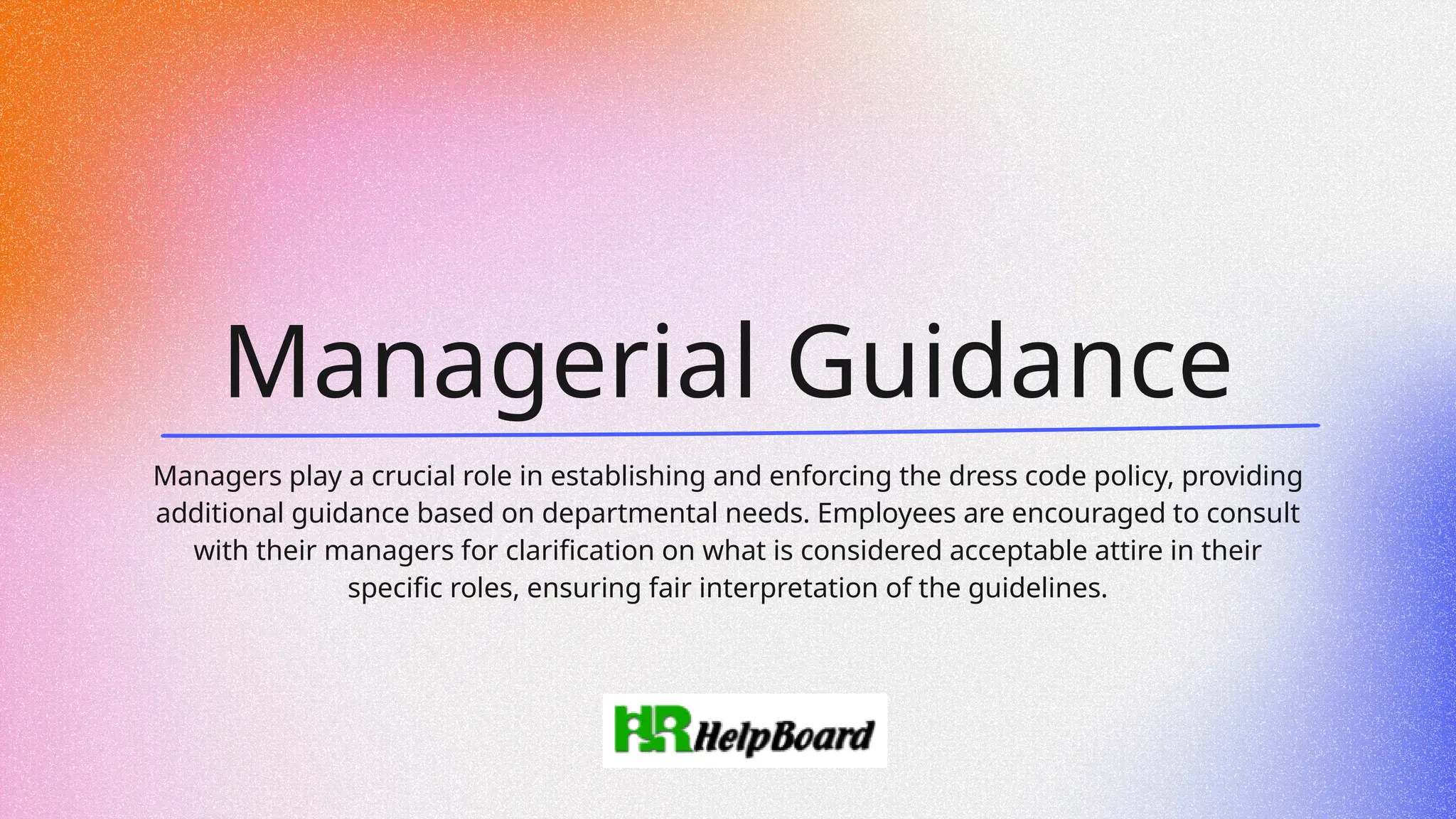 Dress Code Policy Template, Casual Dress Code | PPTX