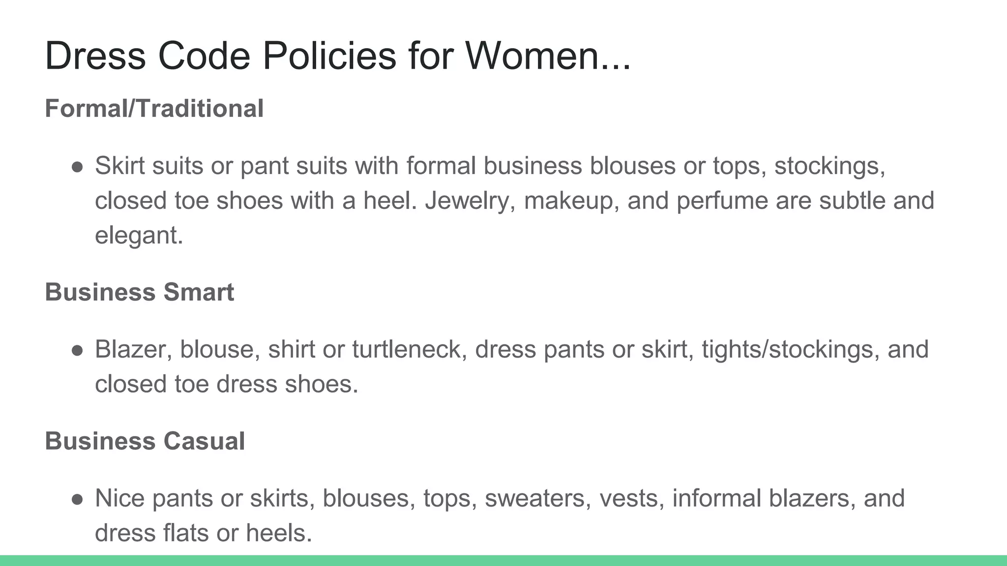 Dress Code Presentation | PPTX