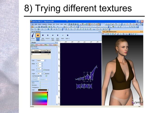Dress Design With OptiTex Flattening | PPT