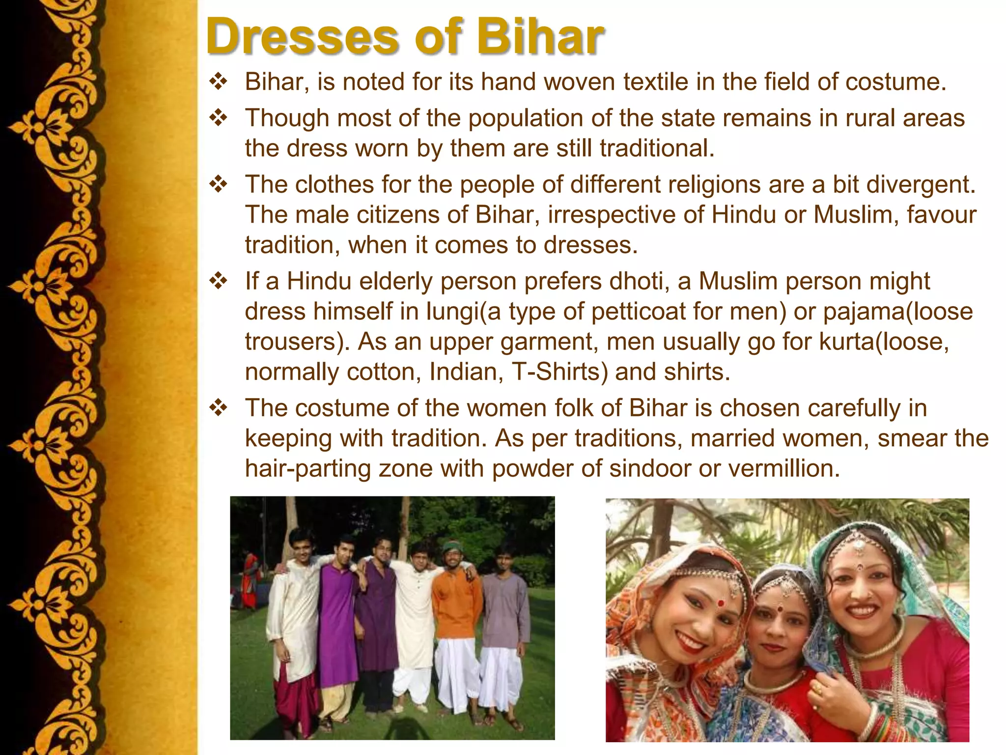 Dresses worn in different parts of India | PPTX