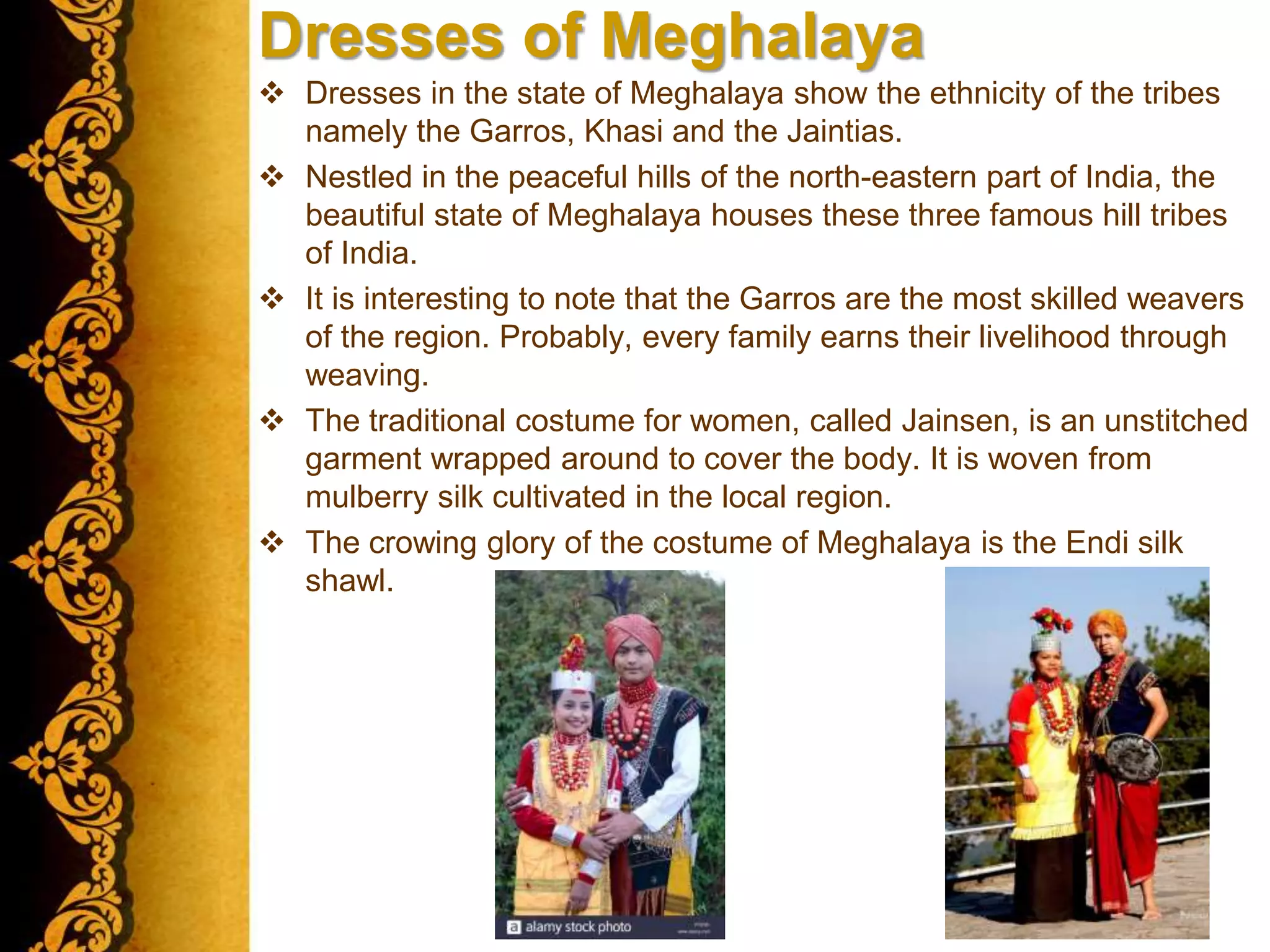 Dresses worn in different parts of India | PPTX