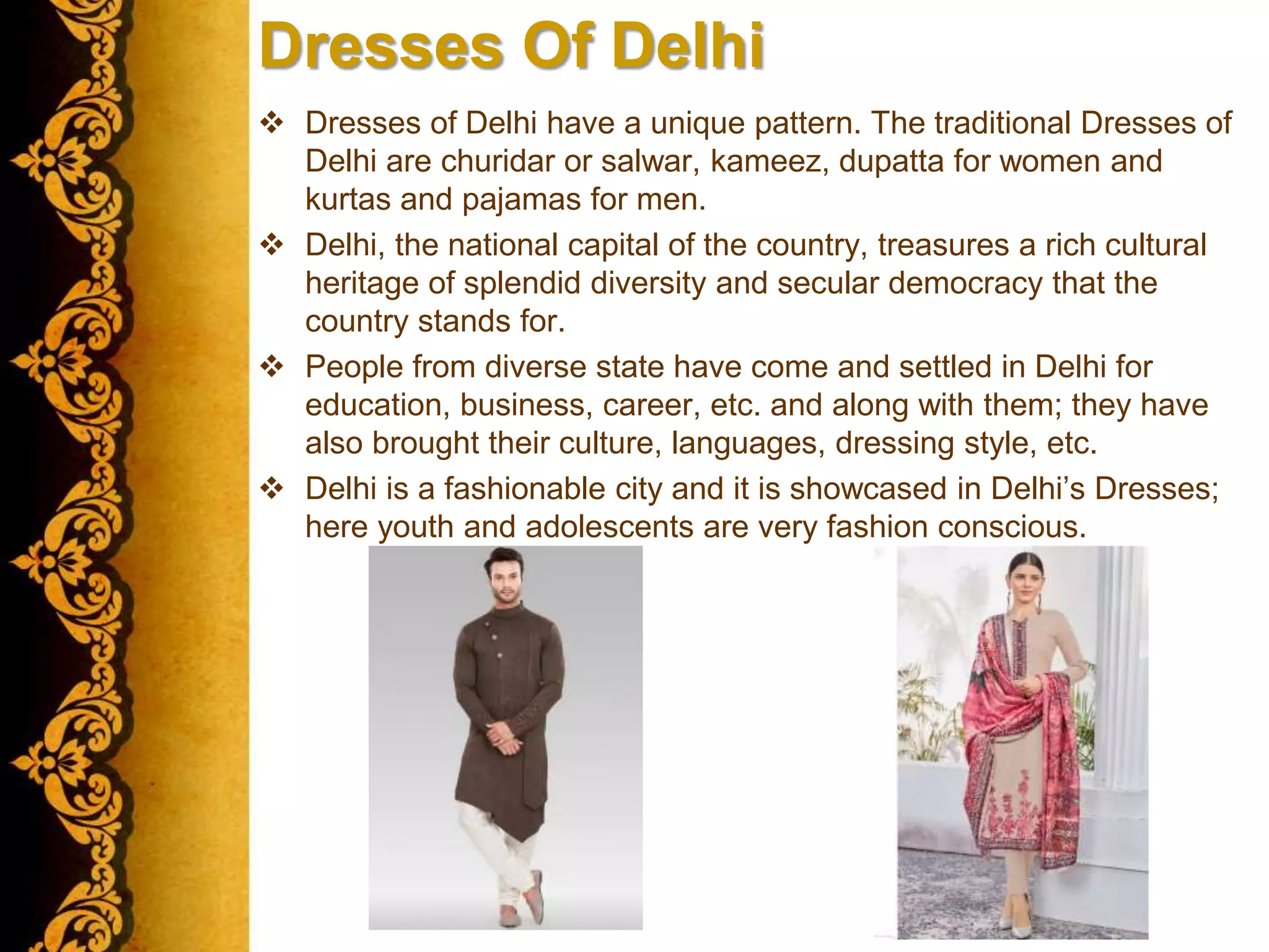 Dresses worn in different parts of India | PPTX