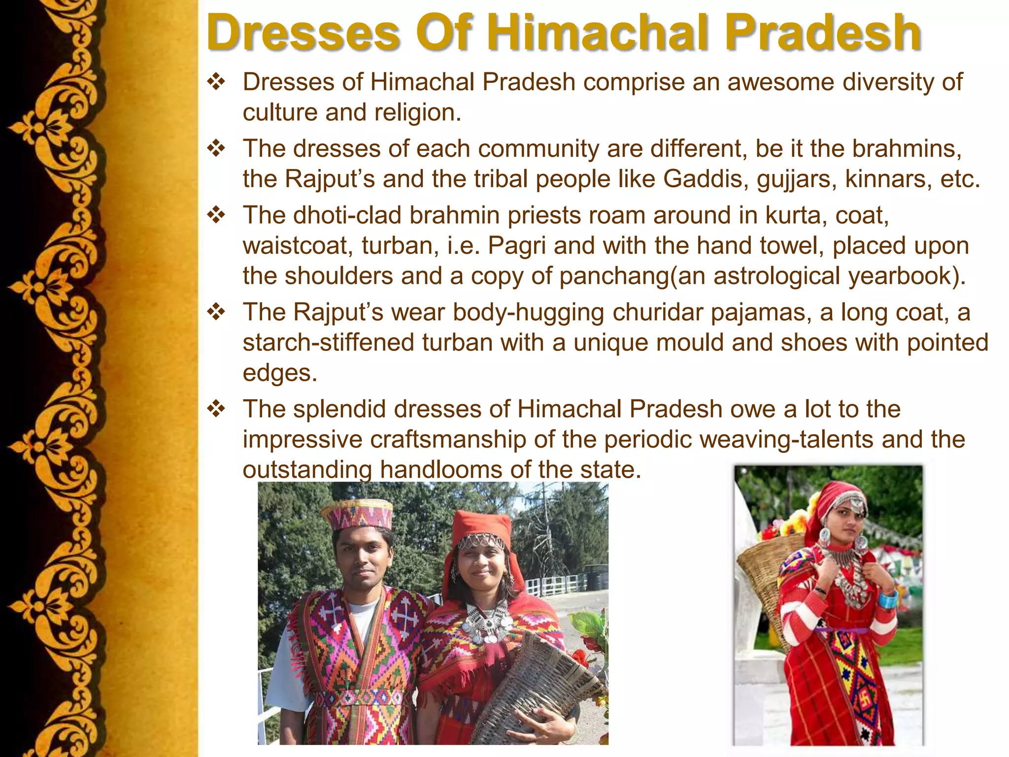Dresses worn in different parts of India | PPTX