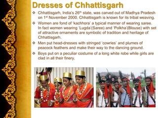 Dresses worn in different parts of India | PPTX