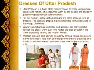 Dresses worn in different parts of India | PPTX