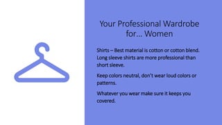 Dressing for Success PowerPoint | PPTX