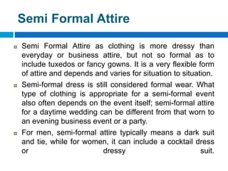 Dress for success dressing skills | PPTX