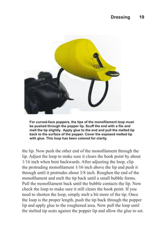 Tying Bass Poppers Dressing | PDF