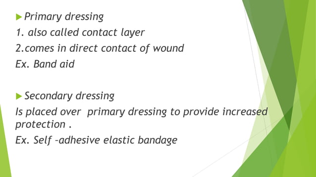 Dressing | PPTX | First Aid | Injuries