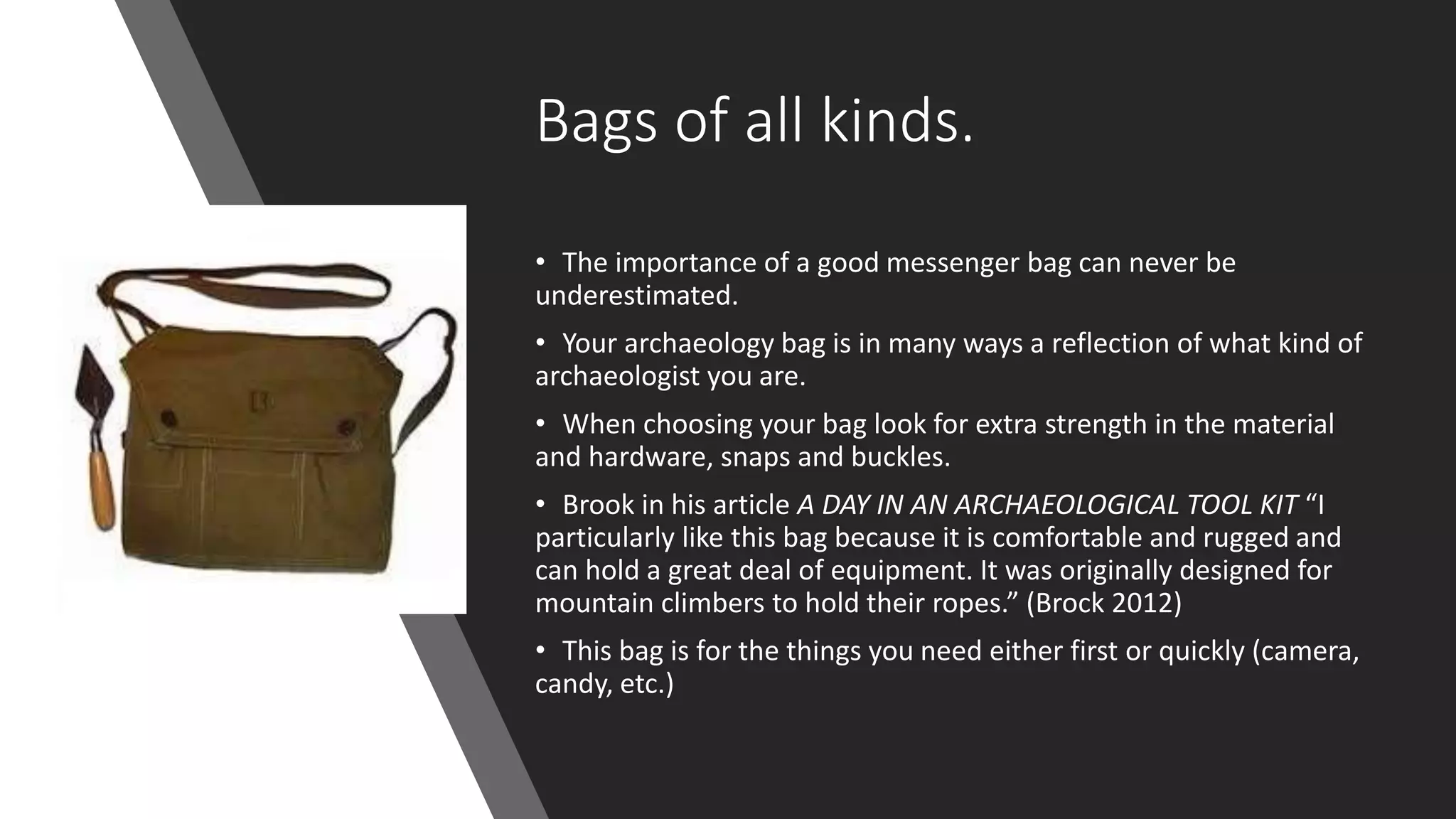 How should archaeologist dress | PPTX