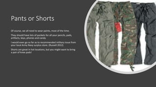 How should archaeologist dress | PPTX