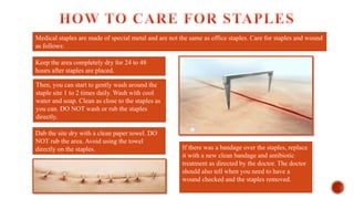 Dressing Surgical Wounds, Abrasion and Lacerations | PPTX