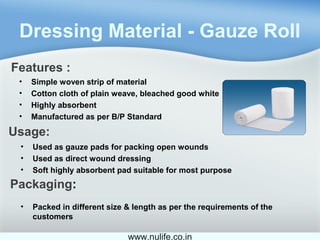 Dressing Material | PPT