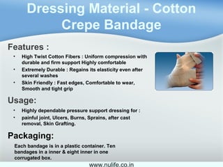 Dressing Material | PPT