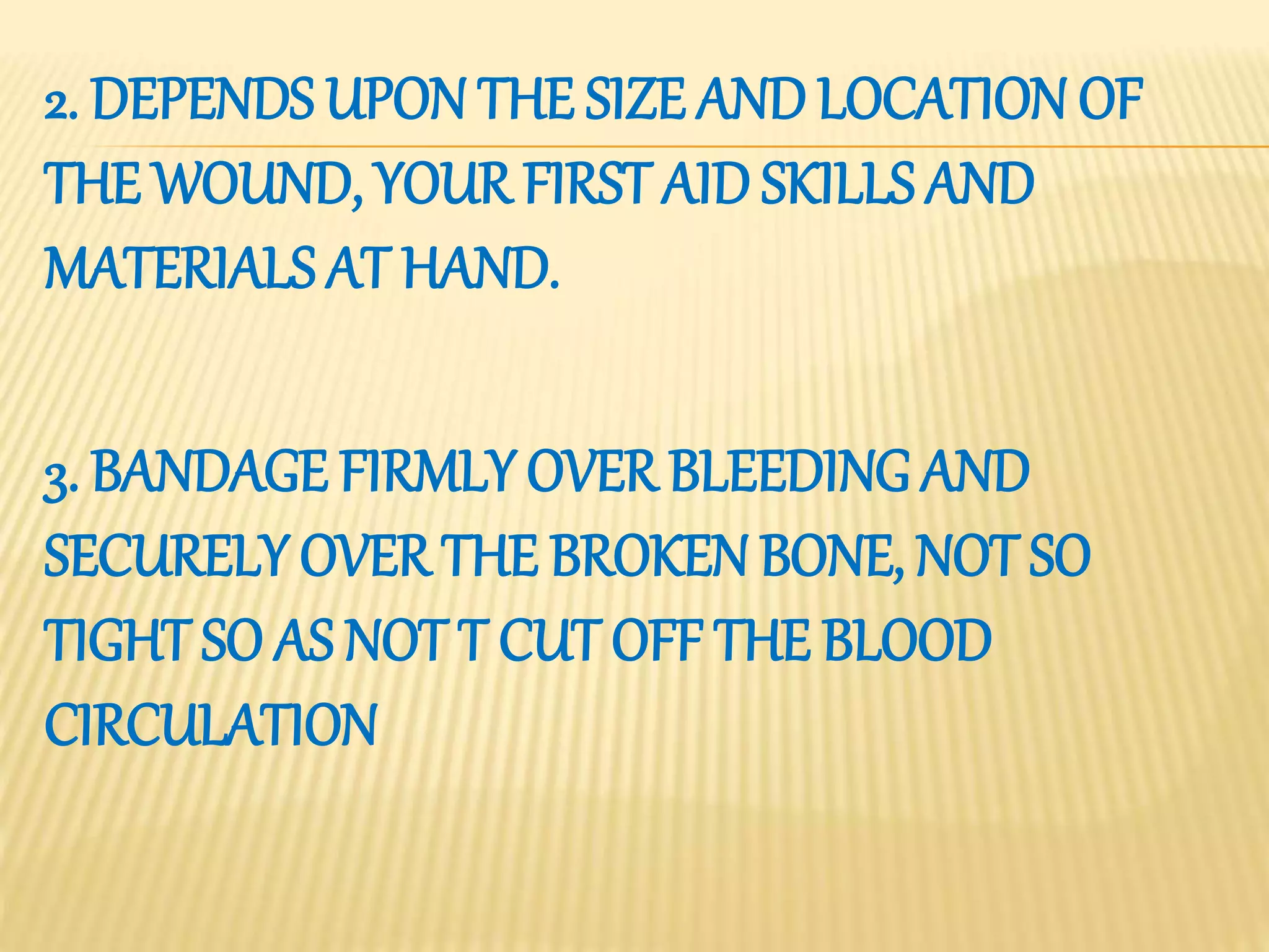 Dressing and bandages | PPTX