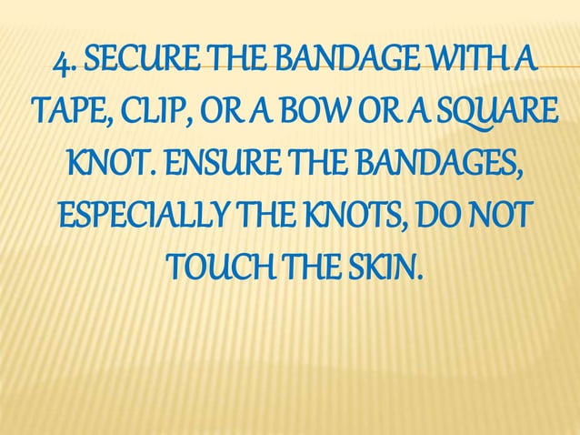 Dressing and bandages | PPTX | First Aid | Injuries