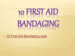 Dressing and bandages | PPTX