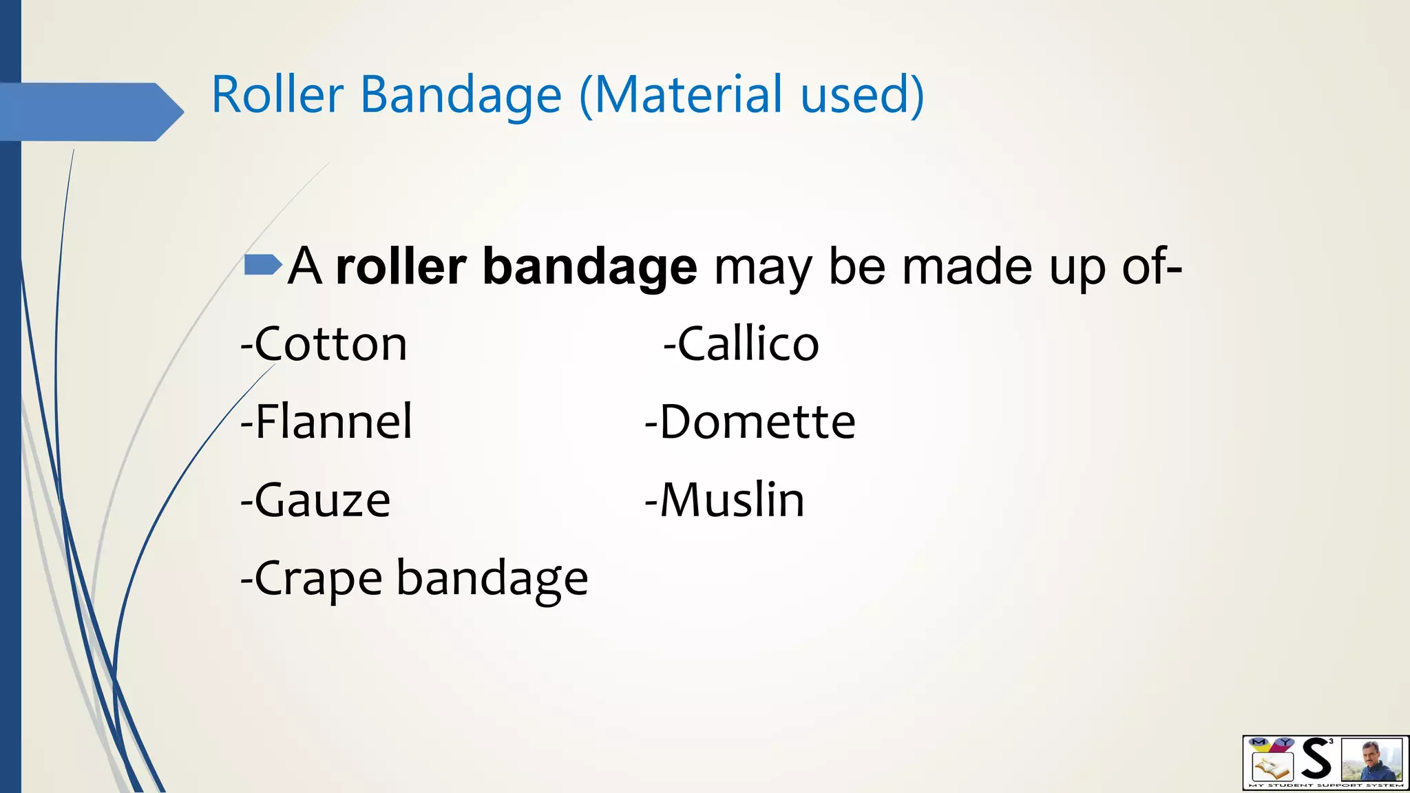 Dressing and bandaging (rollar) english | PPTX