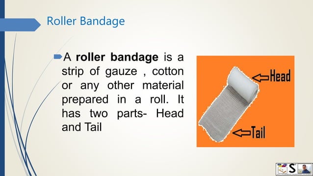 Dressing and bandaging (rollar) english | PPTX | First Aid | Injuries