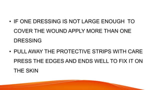 DRESSING BANDAGING AND SPLINTING OF BODY PART.pptx