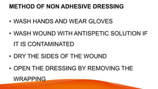 DRESSING BANDAGING AND SPLINTING OF BODY PART.pptx