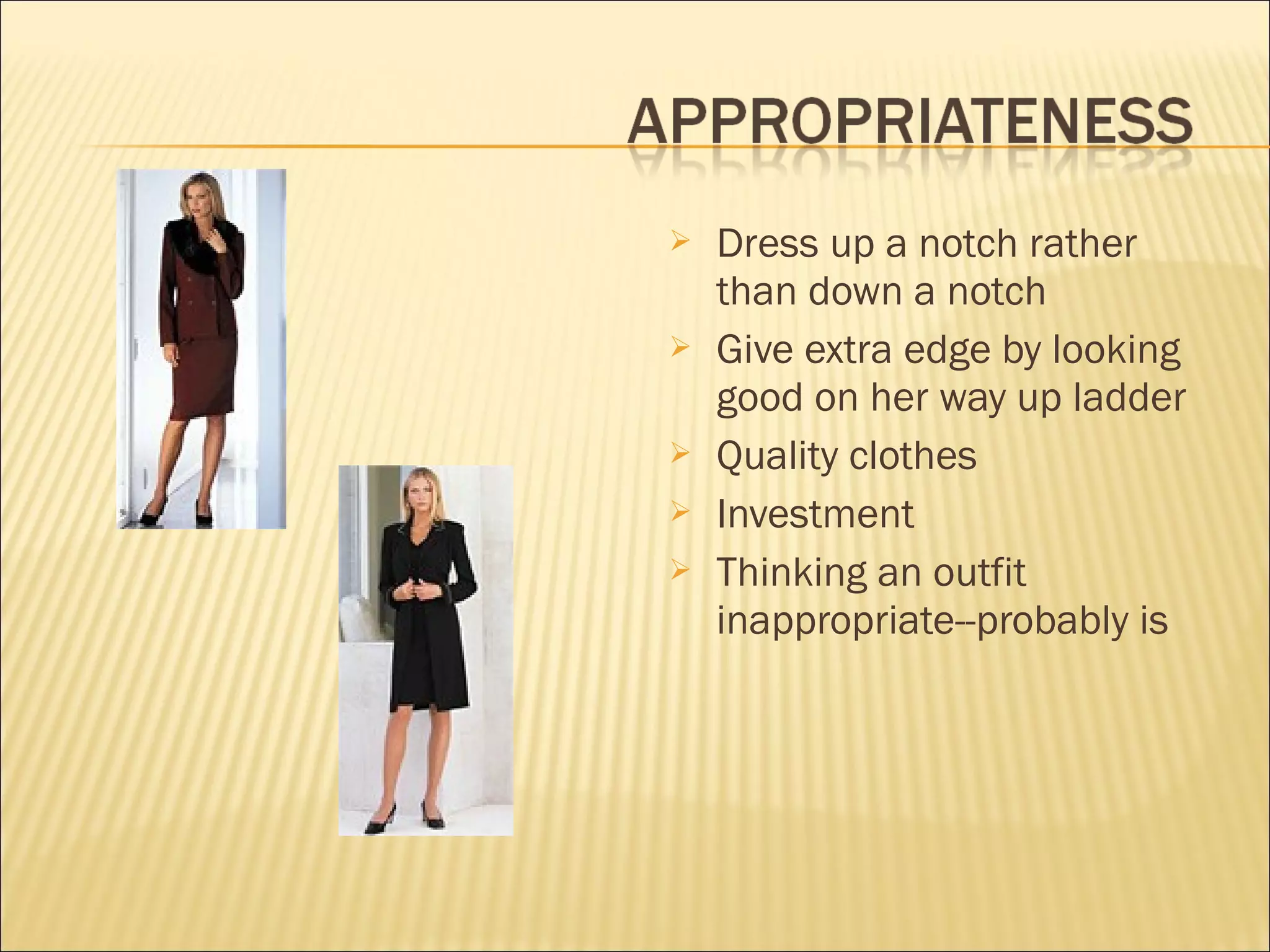 Dressing etiquette | PPT