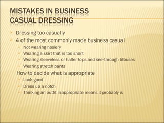 Dressing etiquette | PPT