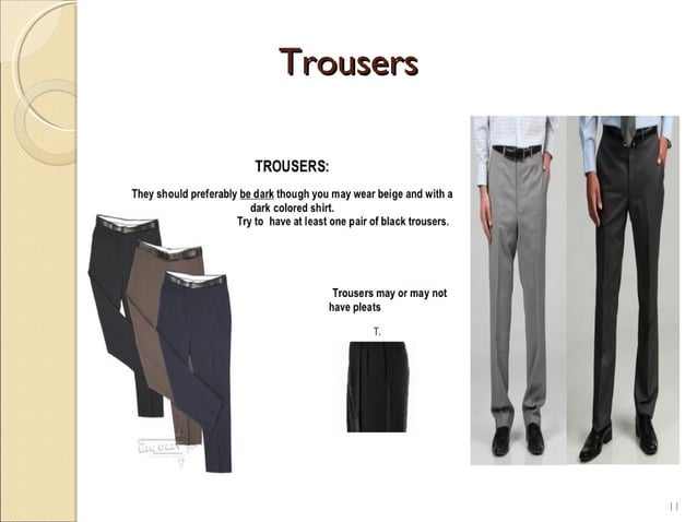 Dressing etiquette for Men and Women | PPT