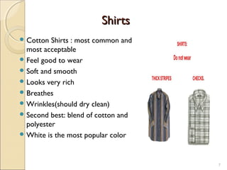 Dressing etiquette for Men and Women | PPT