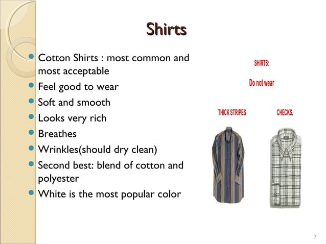 Dressing etiquette for Men and Women | PPT