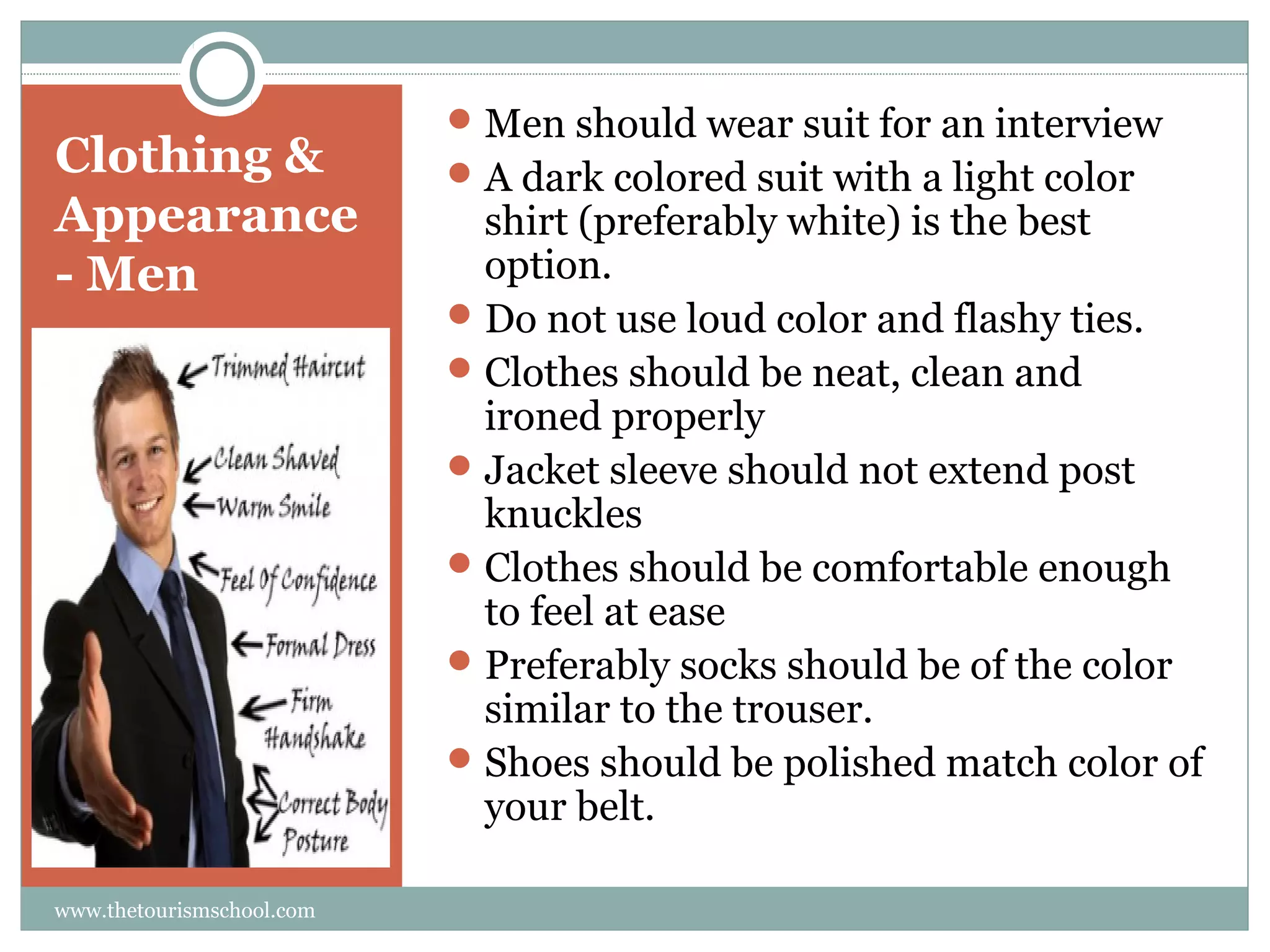 Dressing for an interview | PPT