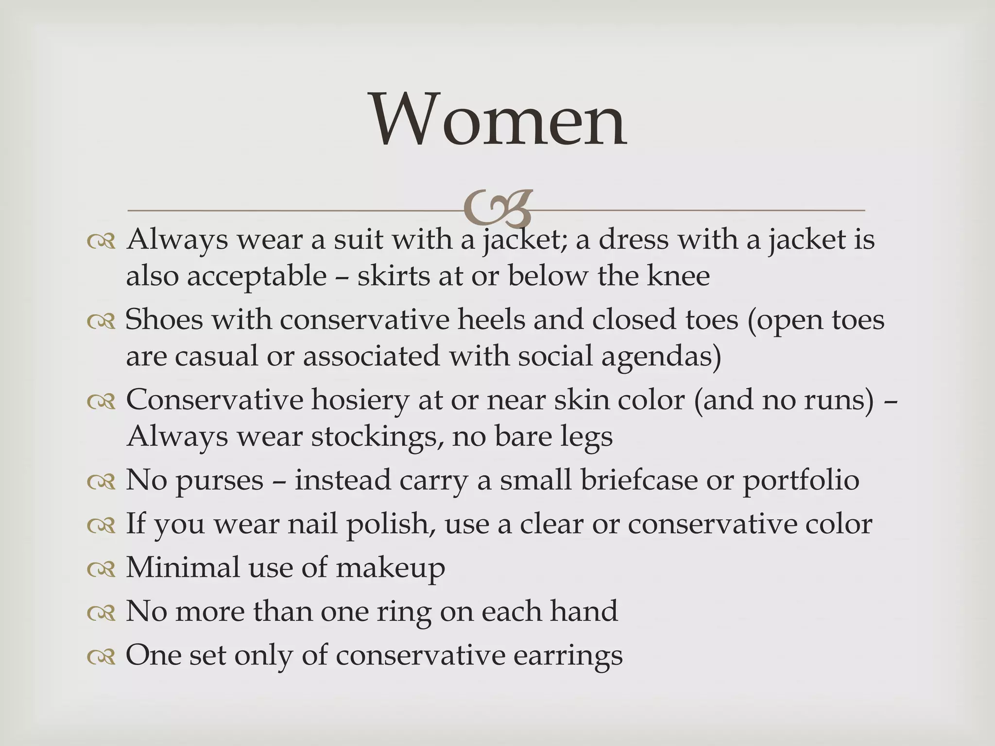 Dressing for success power point presentation | PPTX