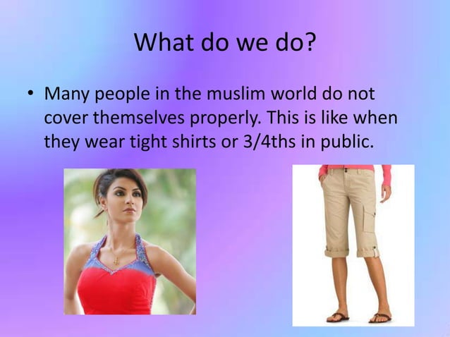 Dressing modestly in islam | PPTX