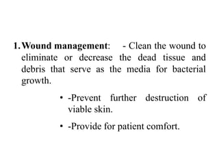 Dressing of burn wound | PPT