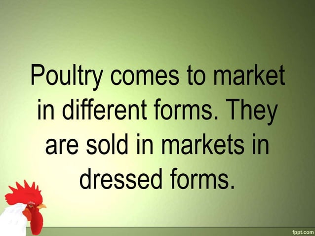 Dressing poultry | PPTX