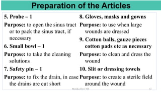dressing procedure.pptx | First Aid | Injuries
