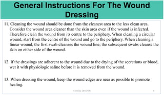 dressing procedure.pptx | First Aid | Injuries