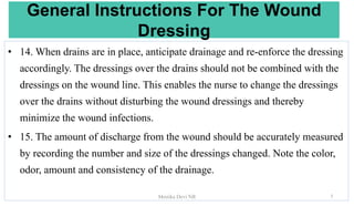 dressing procedure.pptx | First Aid | Injuries