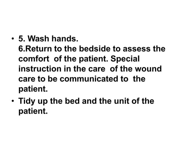 dressing procedure.pptx | First Aid | Injuries