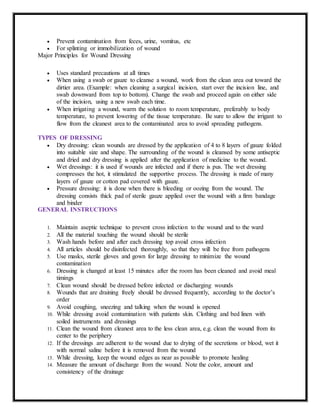 Wet To Dry Dressing Procedure