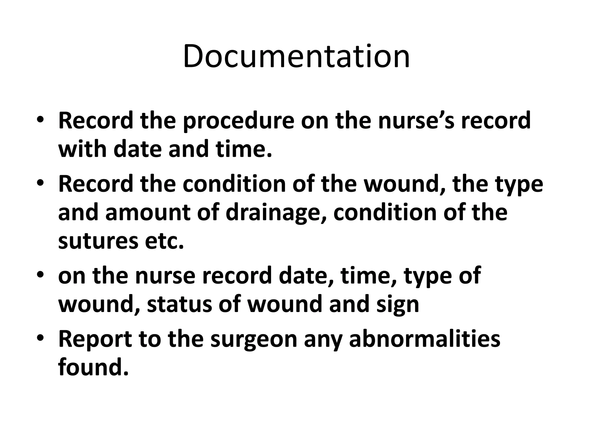 Dressing procedure ppt | PPTX