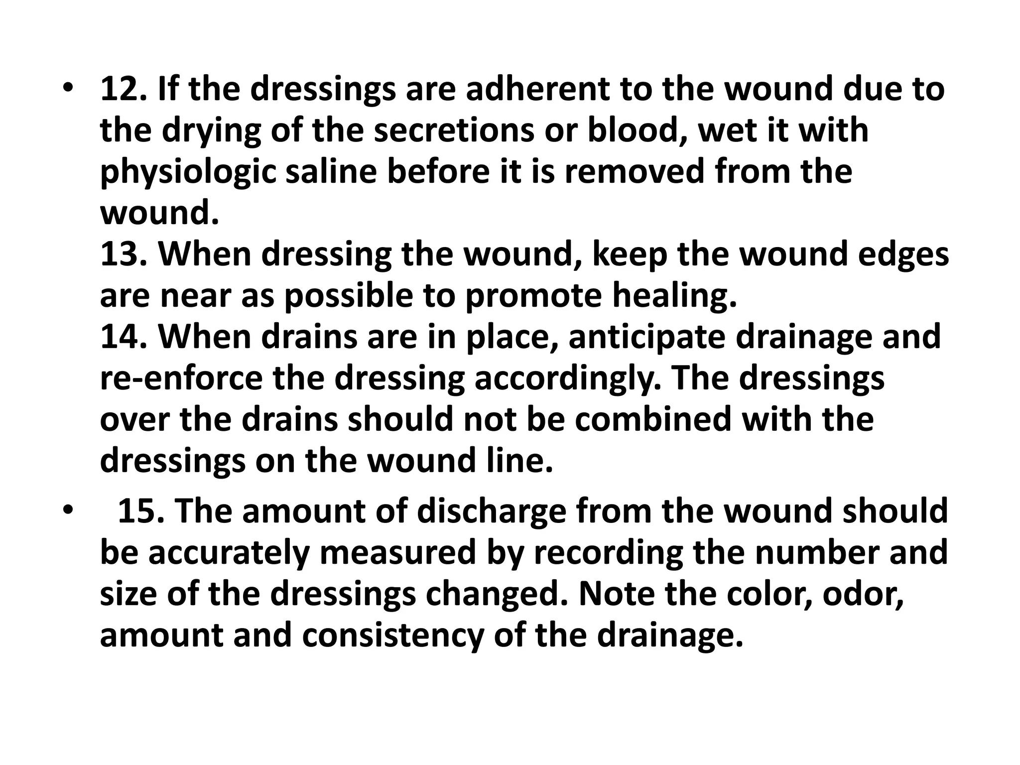 Dressing procedure ppt | PPTX