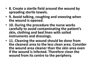 Dressing procedure ppt | PPTX