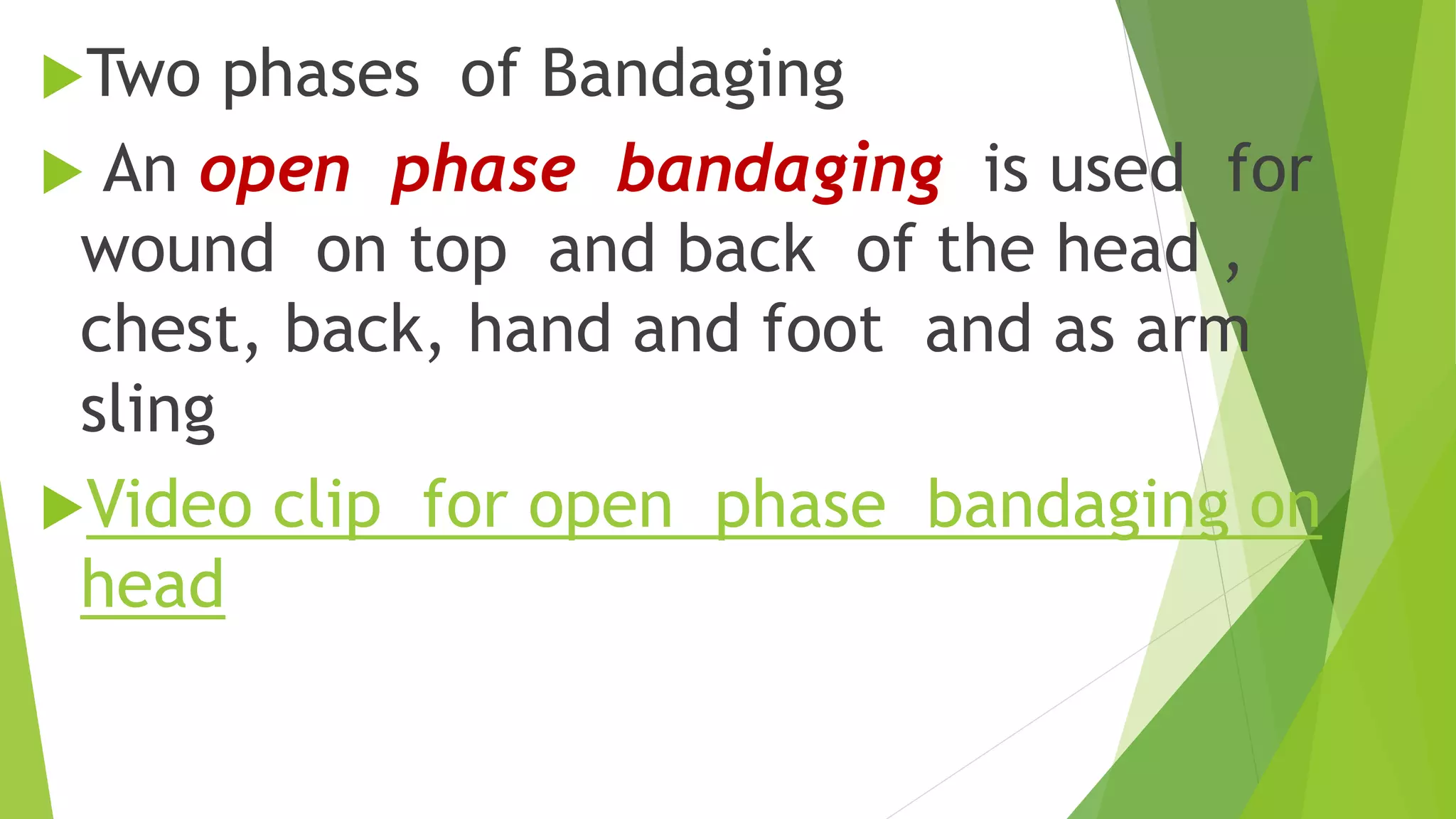 Dressings and bandaging ppt. | PPTX