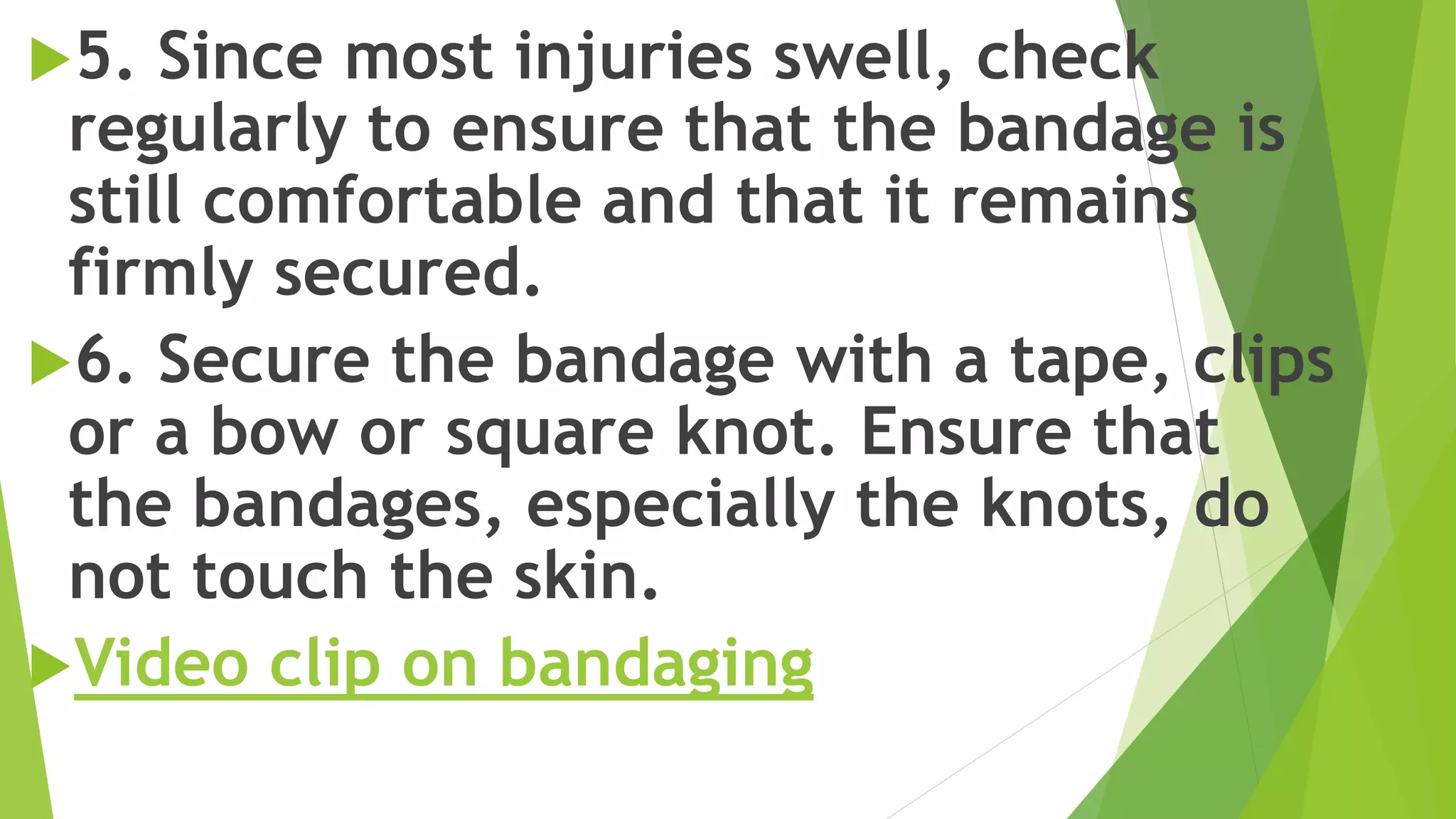 Dressings and bandaging ppt. | PPTX