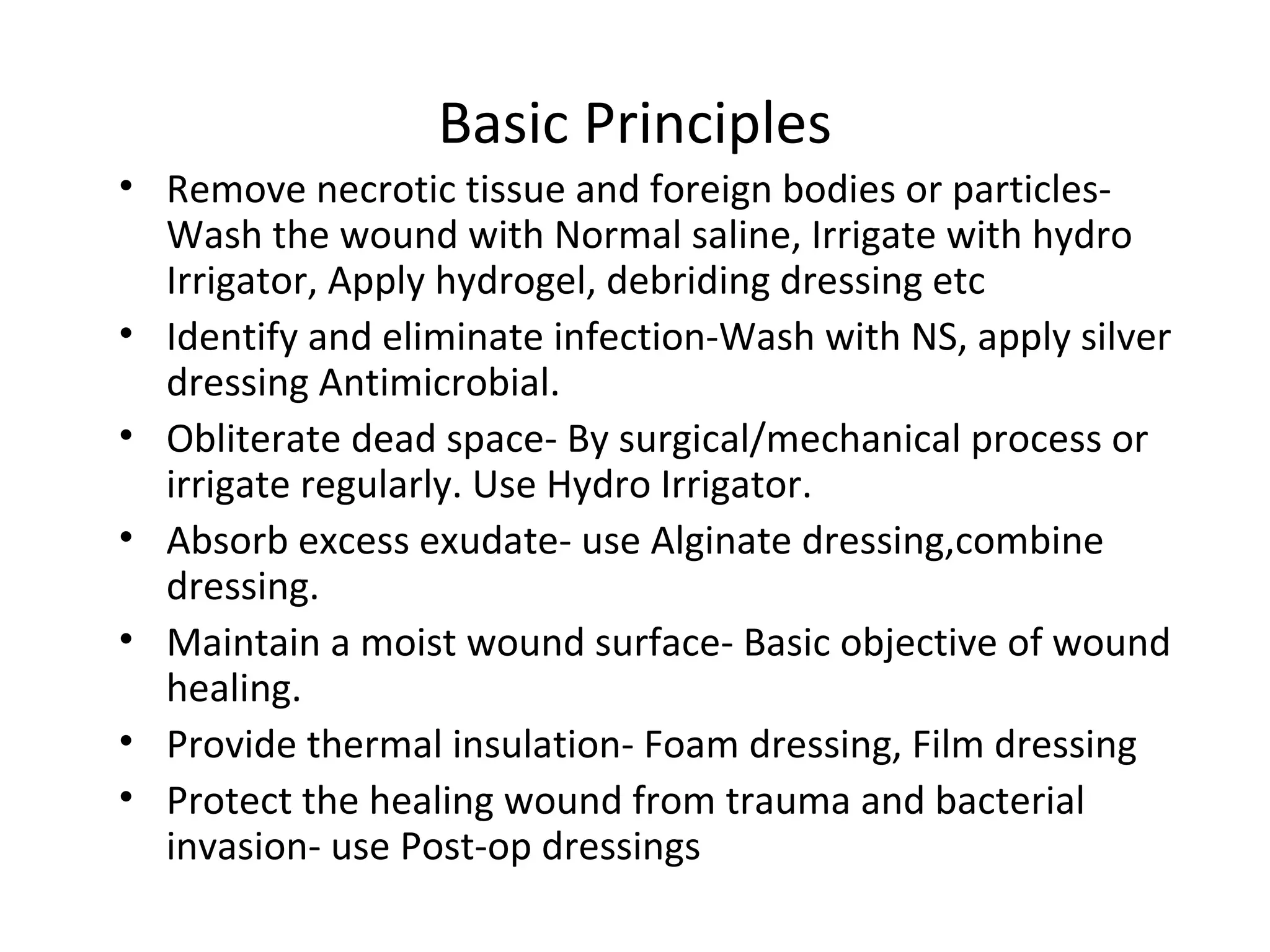 Dressing selection HHBS | PPT
