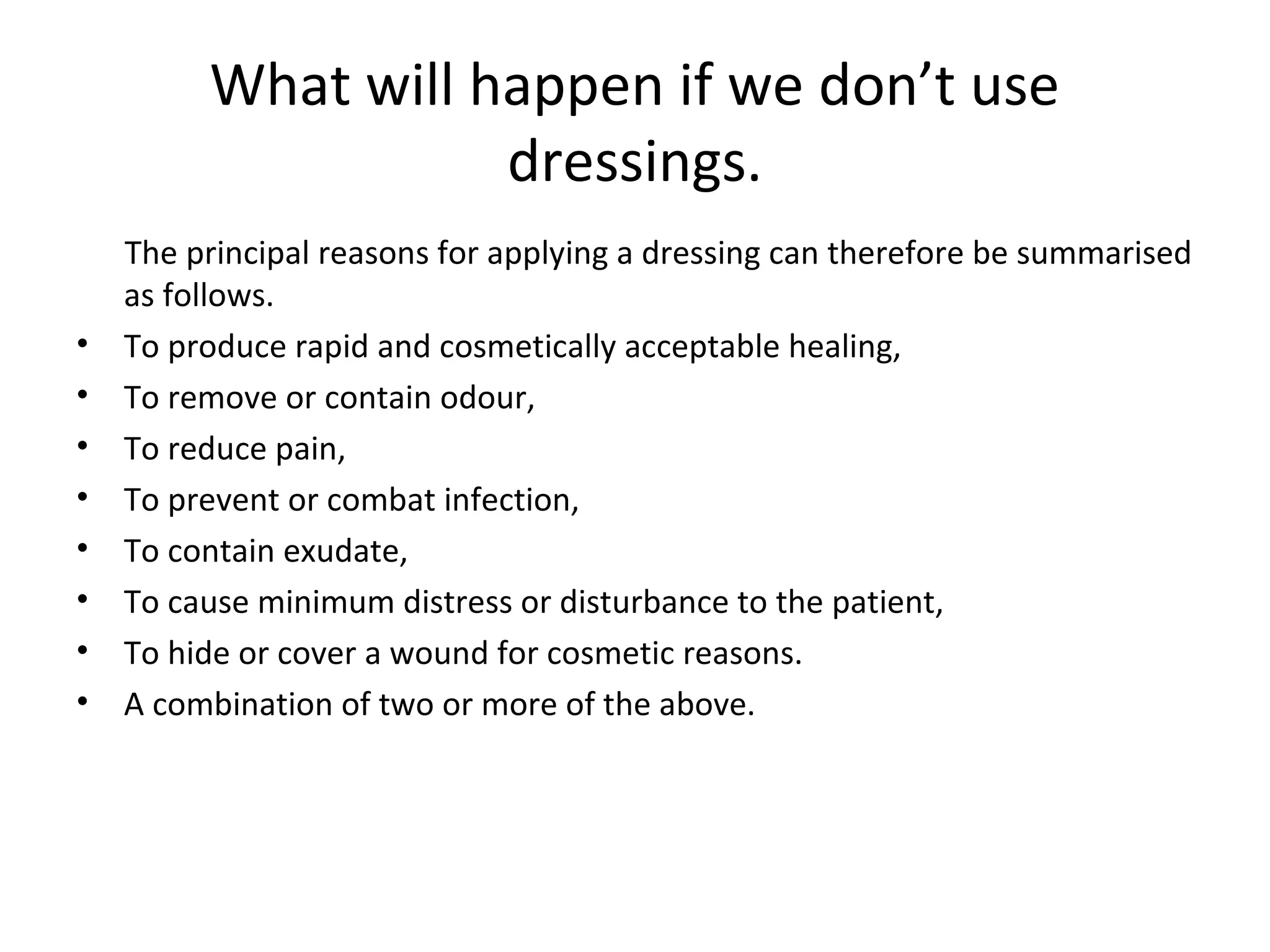 Dressing selection HHBS | PPT