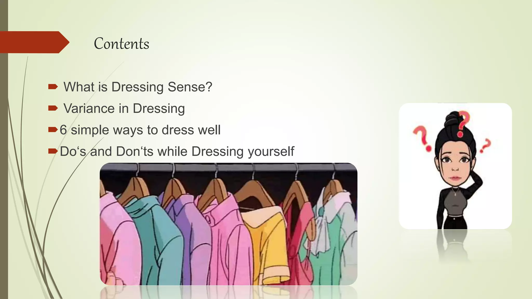 Dressing sense and table mannerism | PPTX