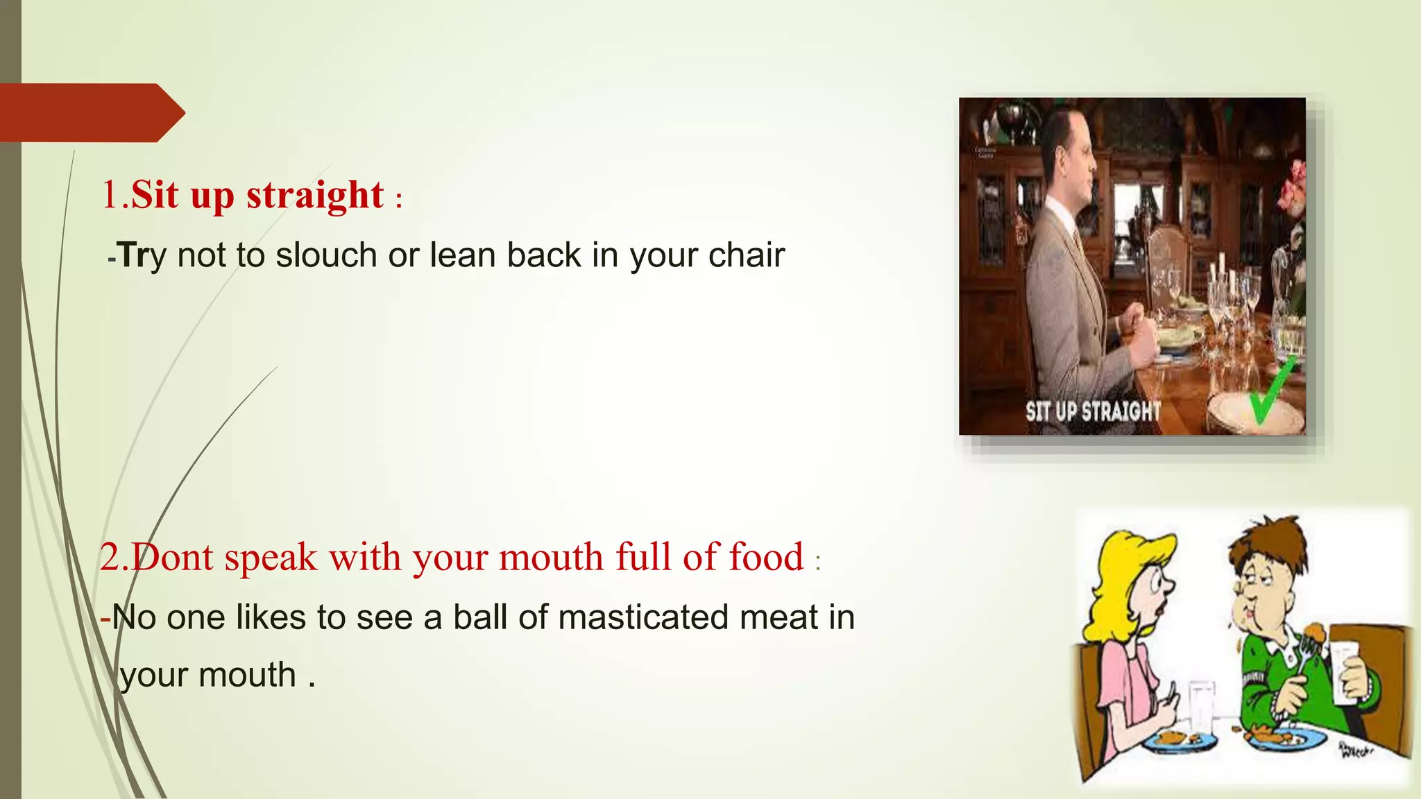 Dressing sense and table mannerism | PPTX